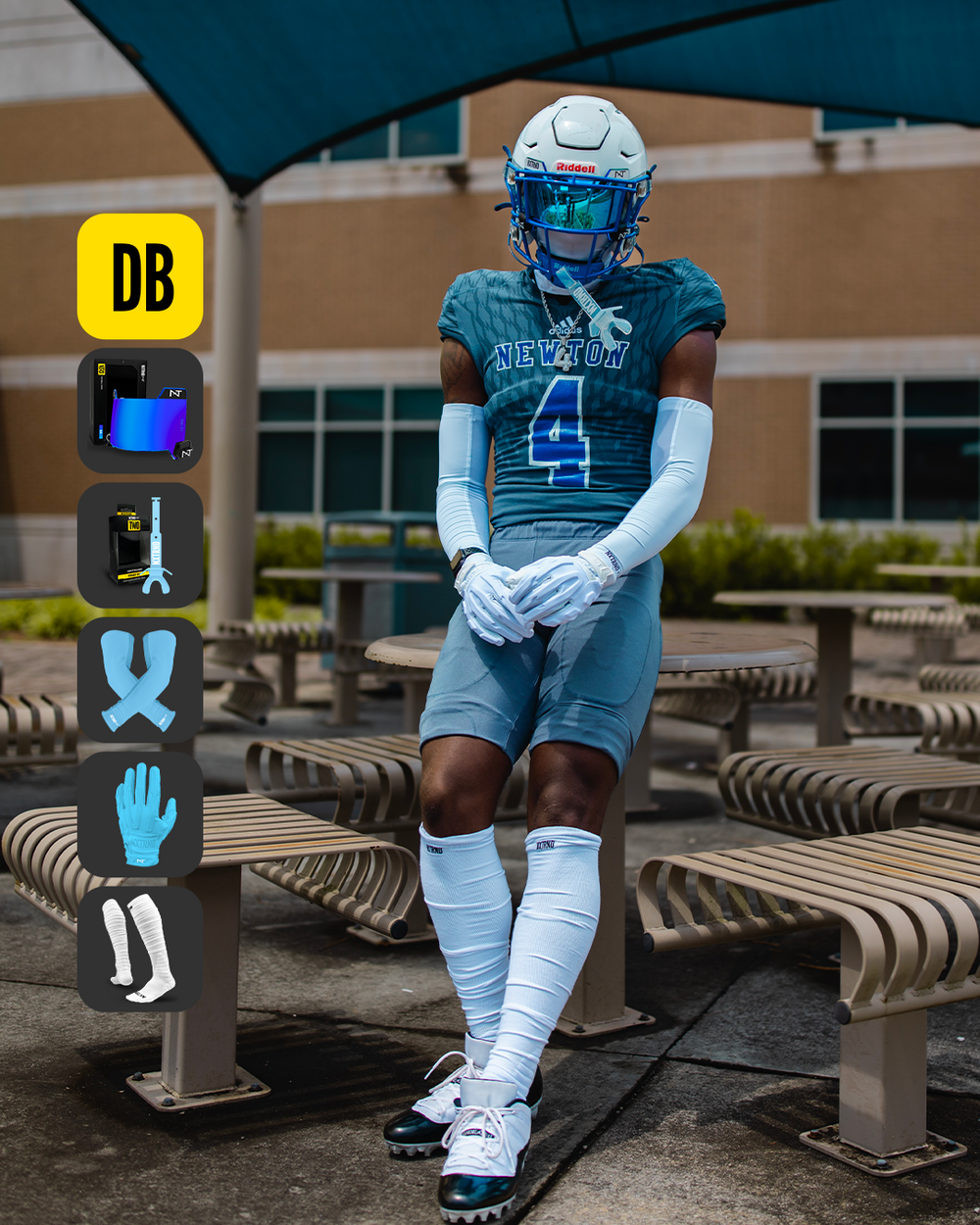 NXTRND VZR1® Clear Football Visor