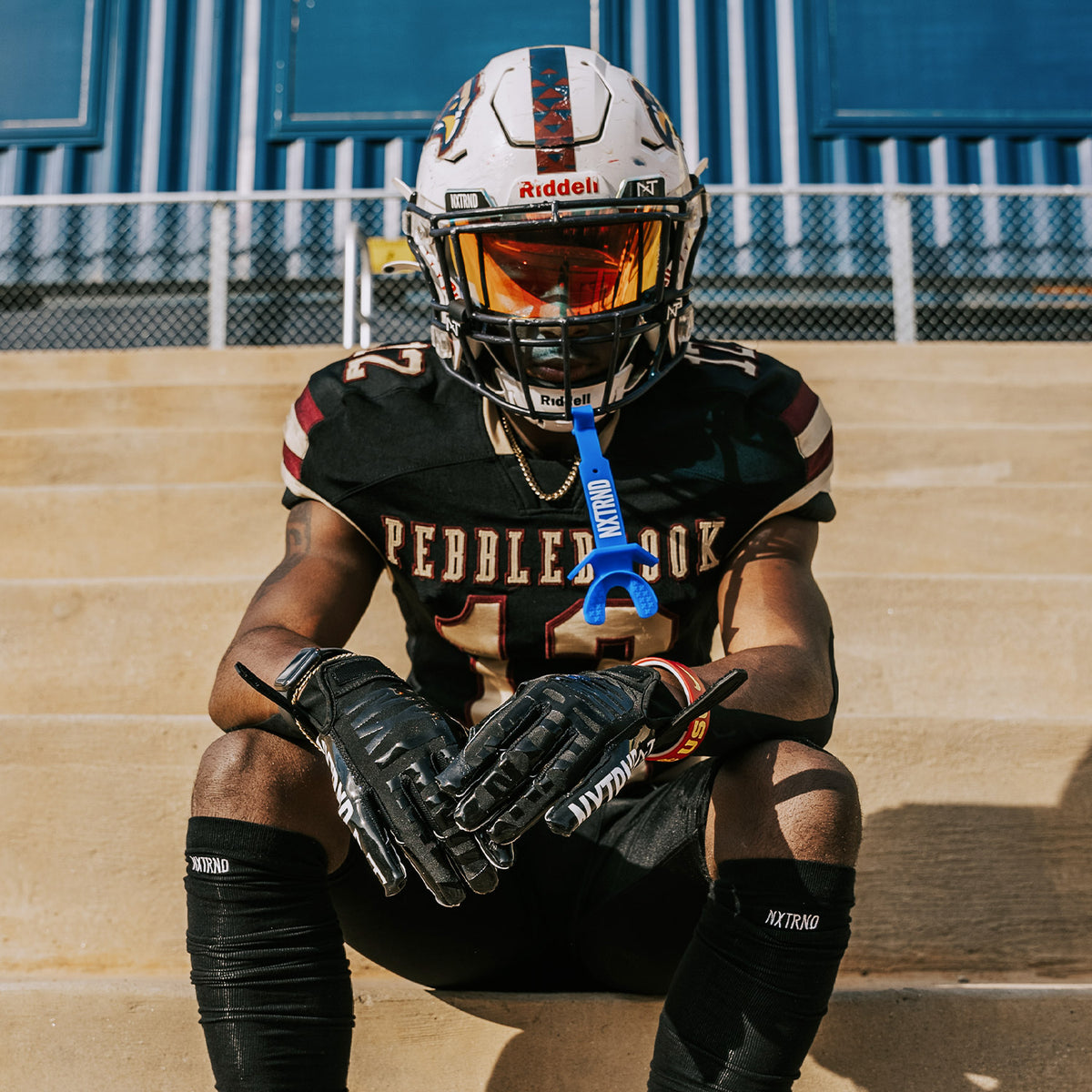 NXTRND VZR3® Clear Red Football Visor