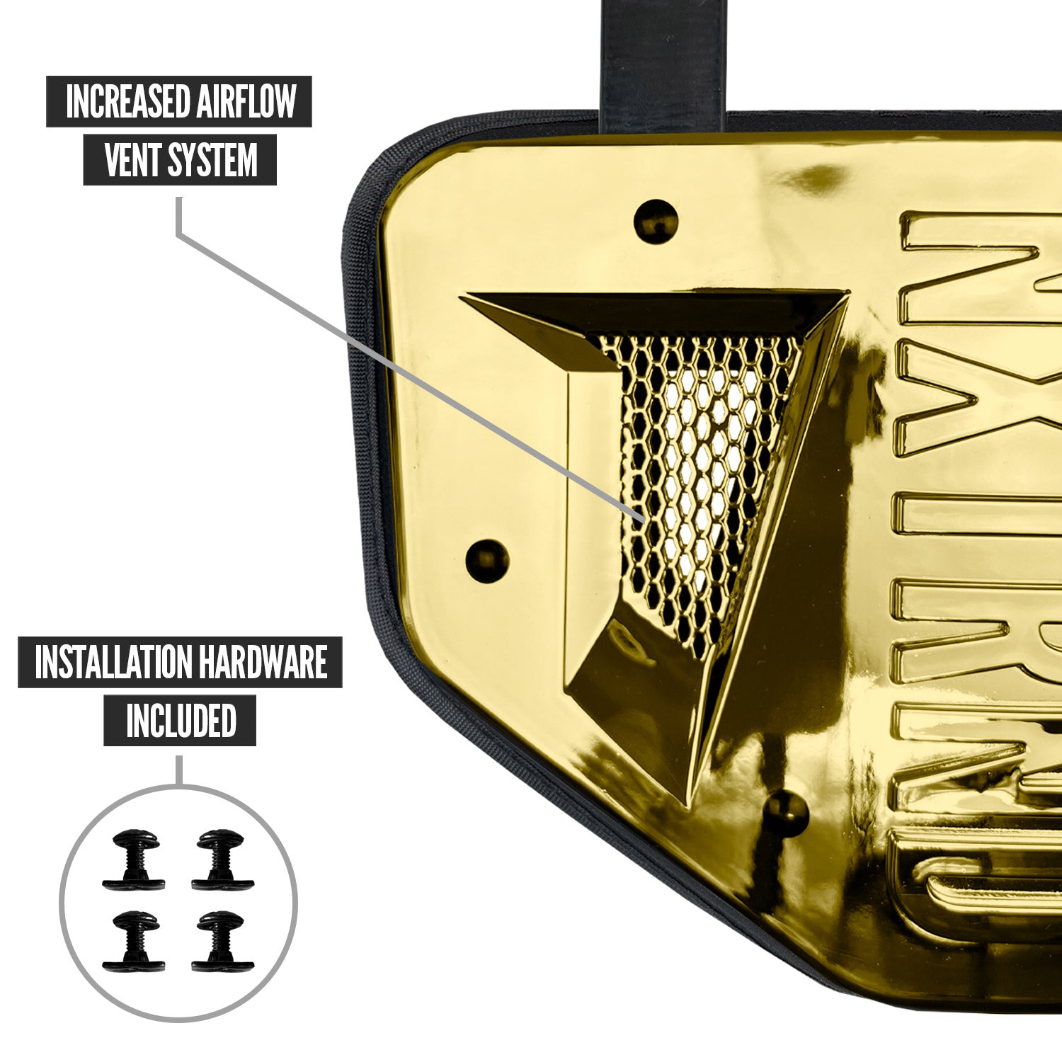 NXTRND B-PLATE™ Football Back Plate Gold
