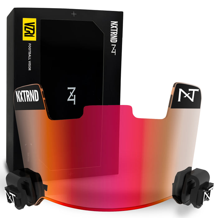 NXTRND VZR1® Clear Red Football Visor