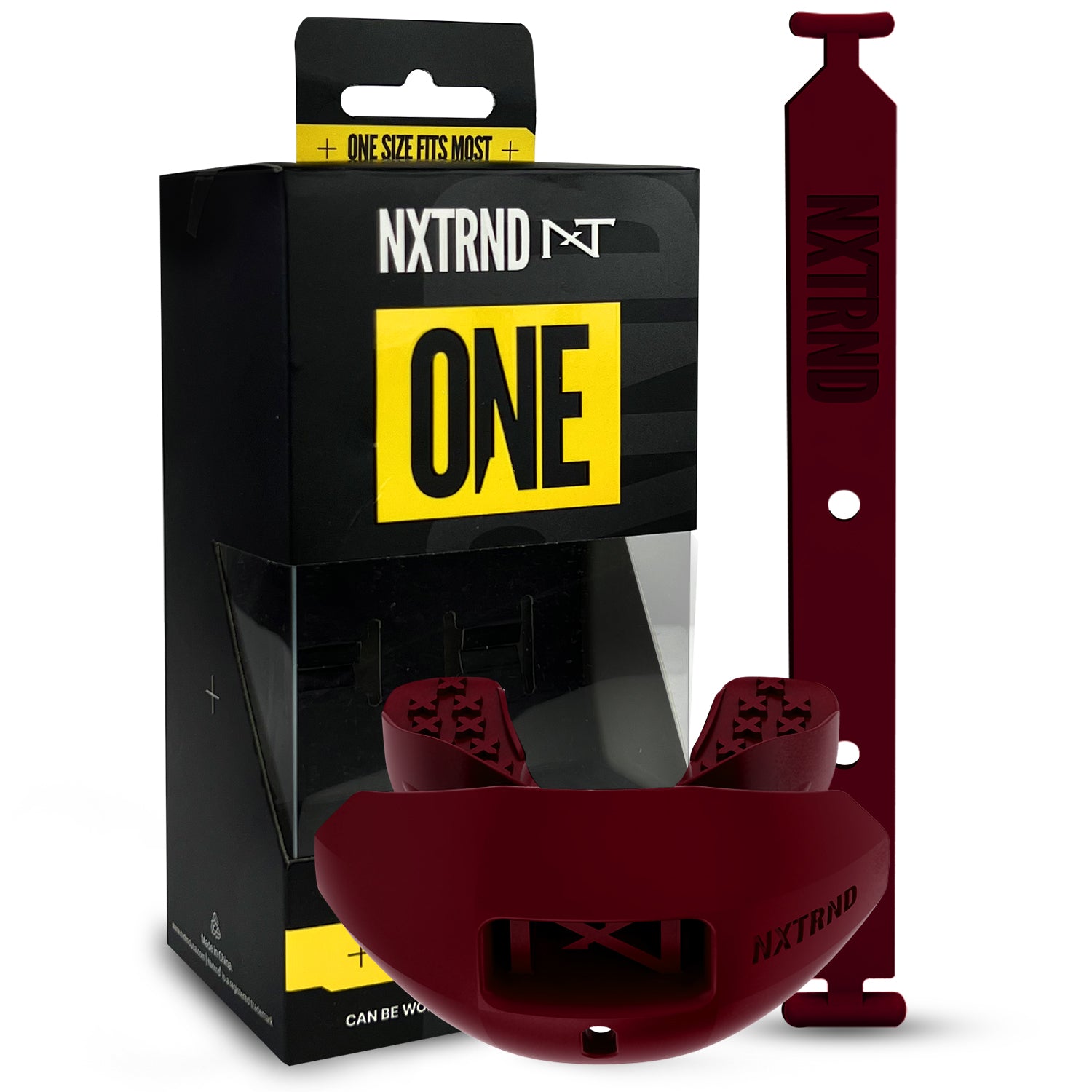 NXTRND ONE® Football Mouth Guard Maroon