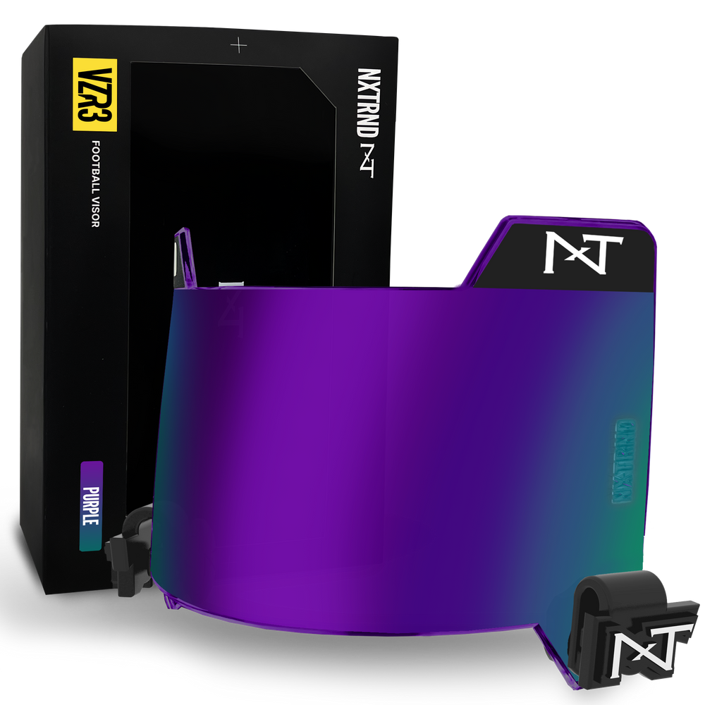 NXTRND VZR3® Purple Football Visor