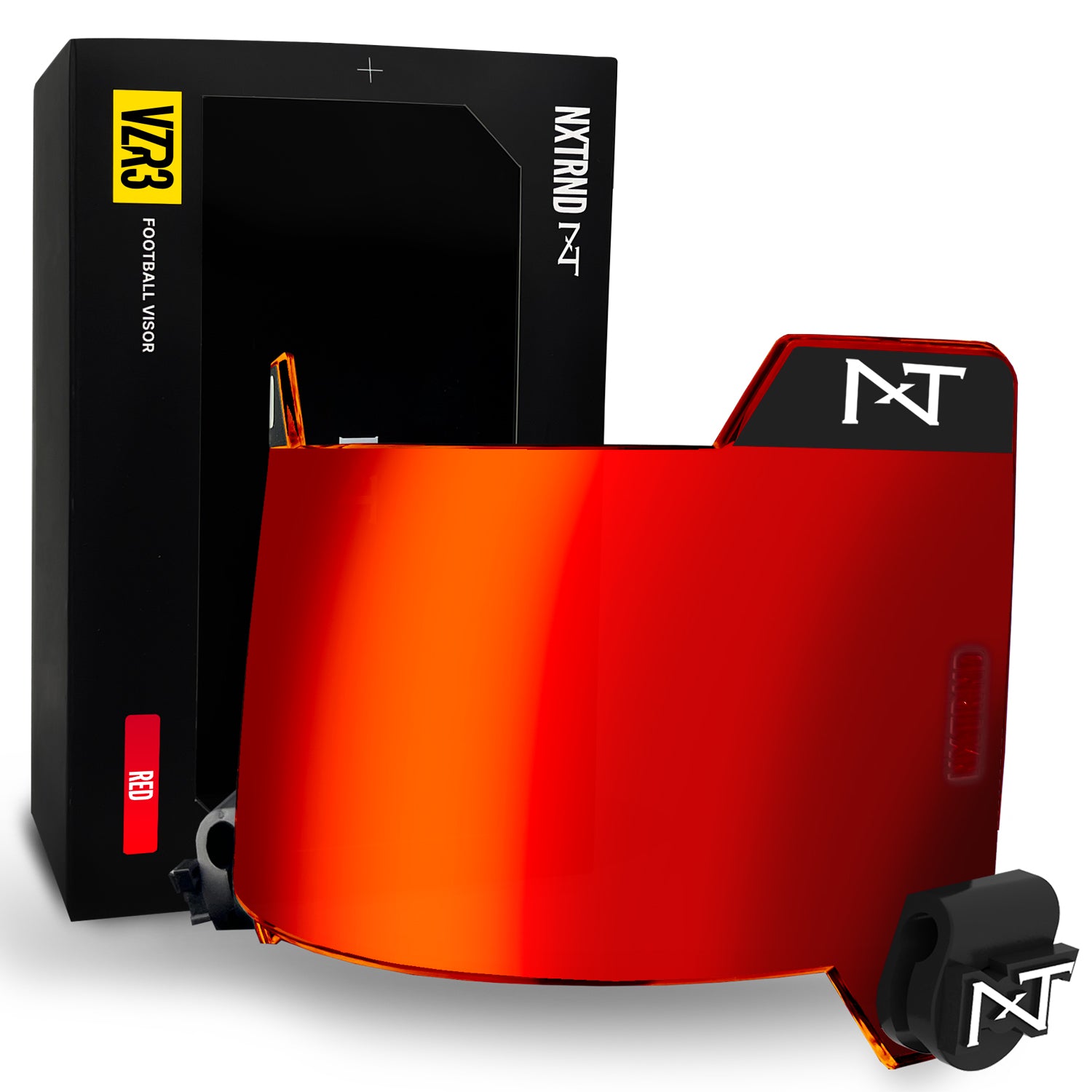 NXTRND VZR3® Red Football Visor