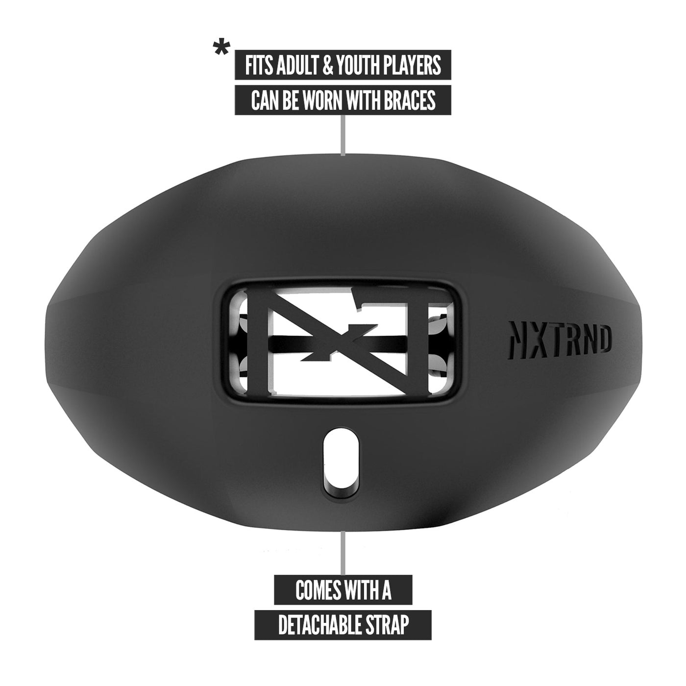 NXTRND ONE® Football Mouth Guard Black