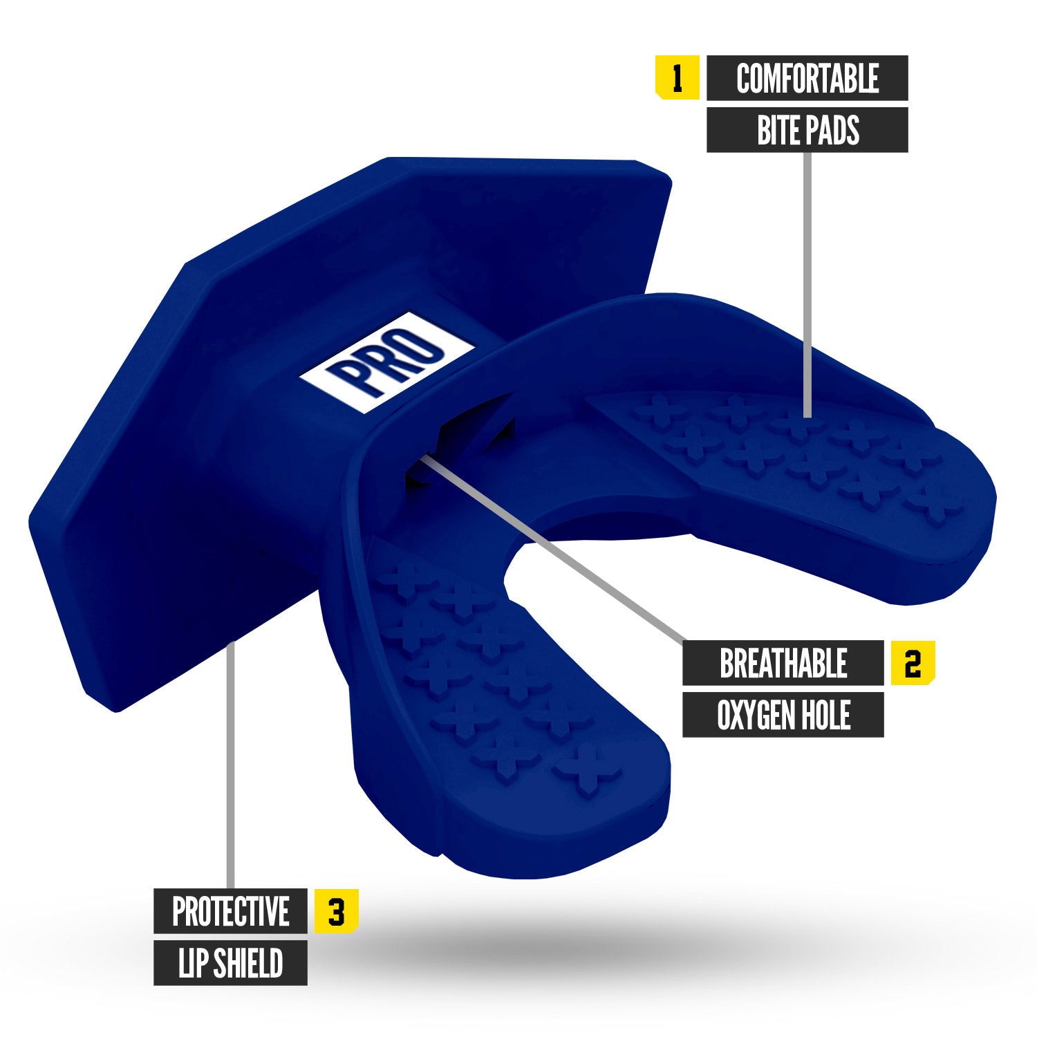 NXTRND ONE® Football Mouth Guard Navy Blue