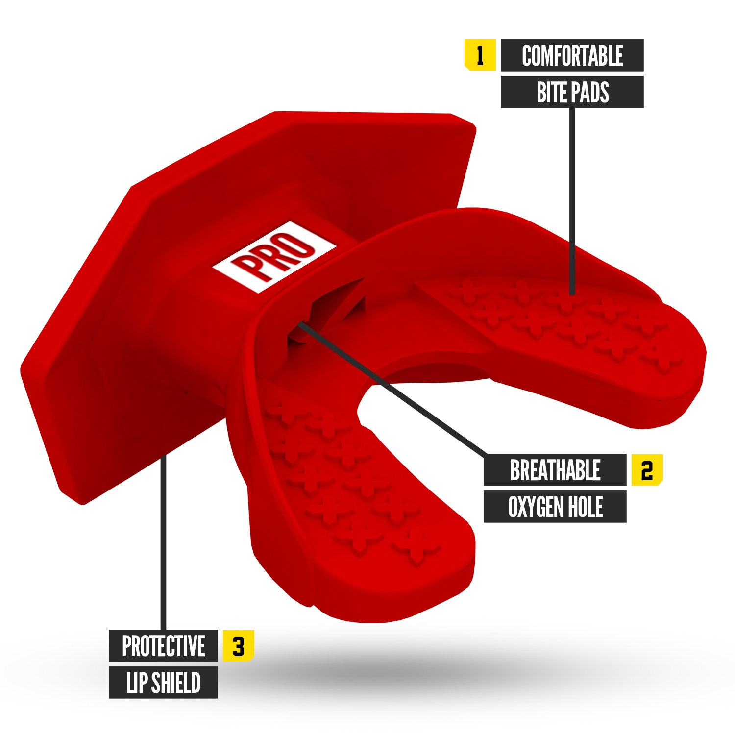 NXTRND ONE® Football Mouth Guard Red