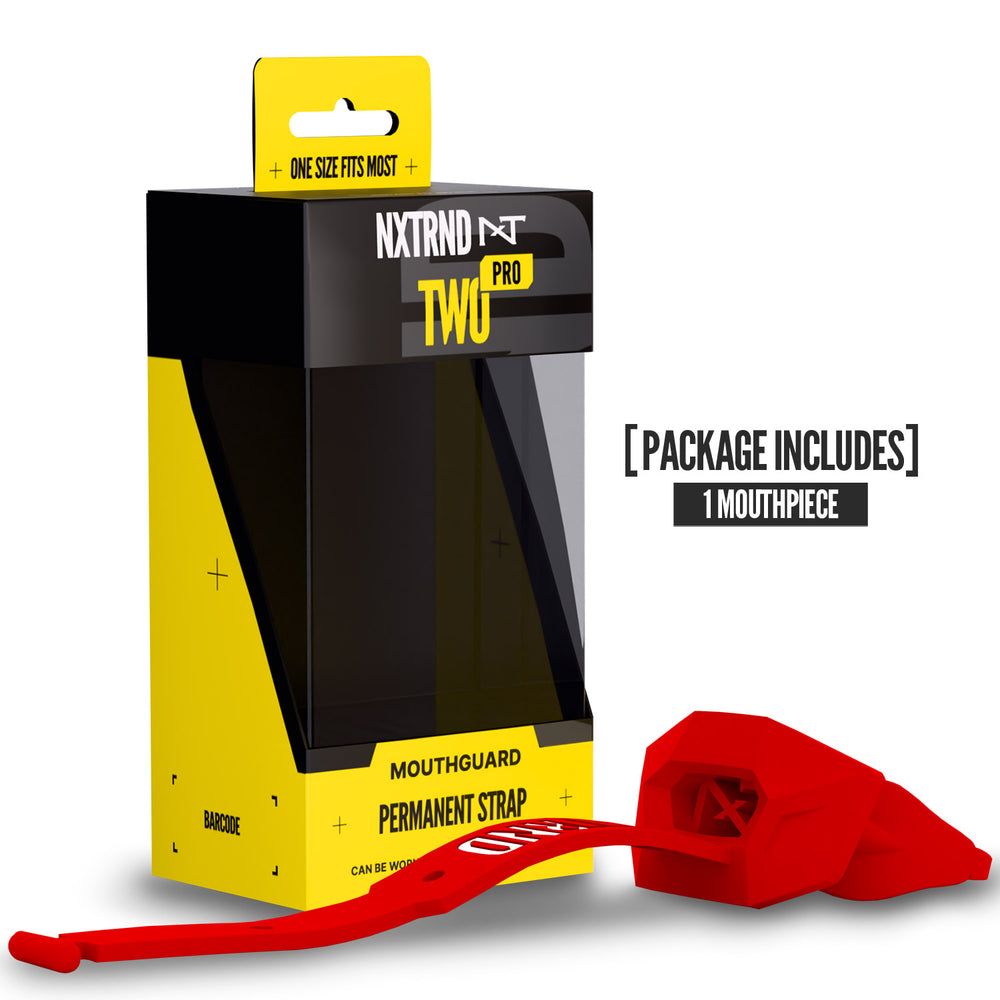 NXTRND TWO® Pro Football Mouth Guard Red