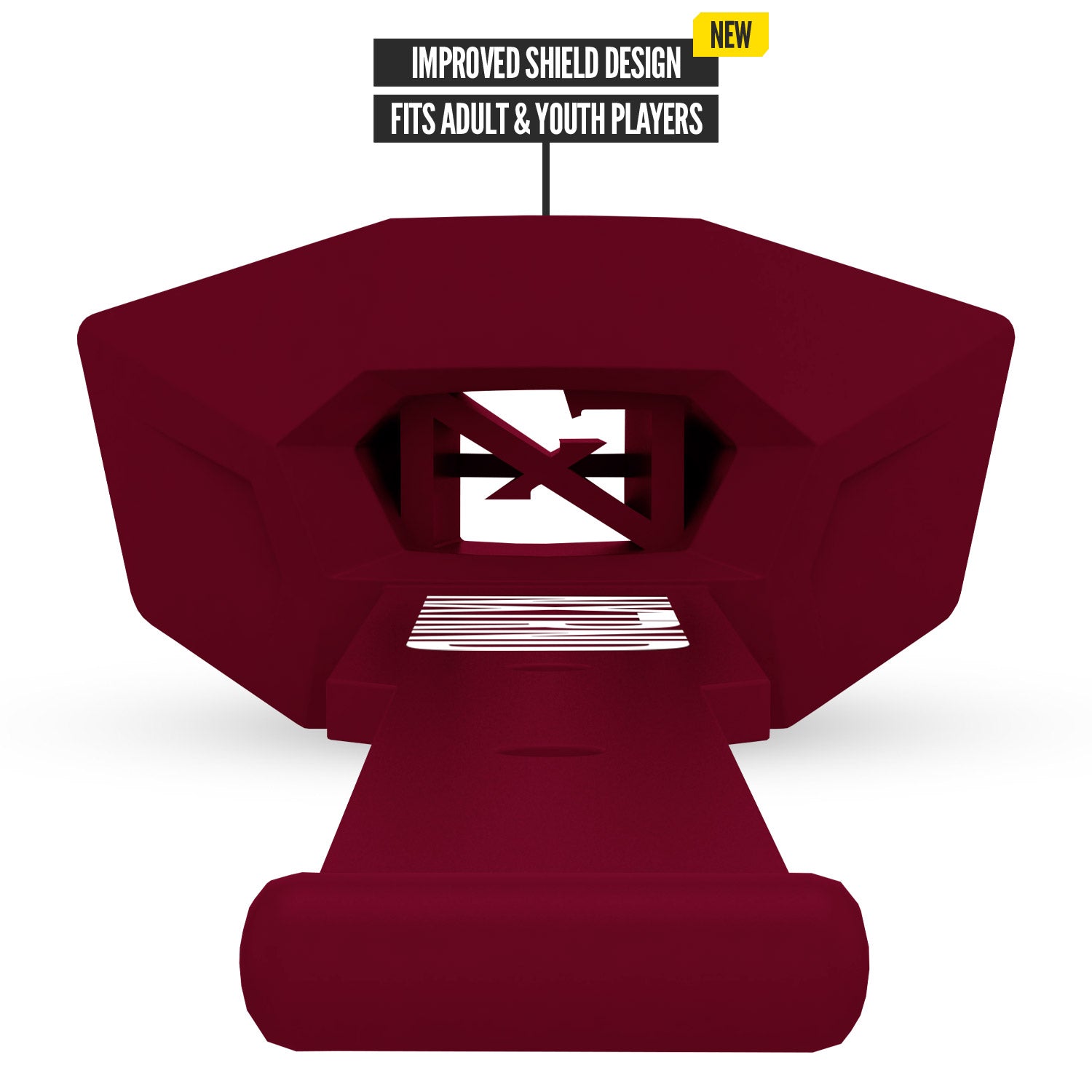 NXTRND TWO® Pro Football Mouth Guard Maroon