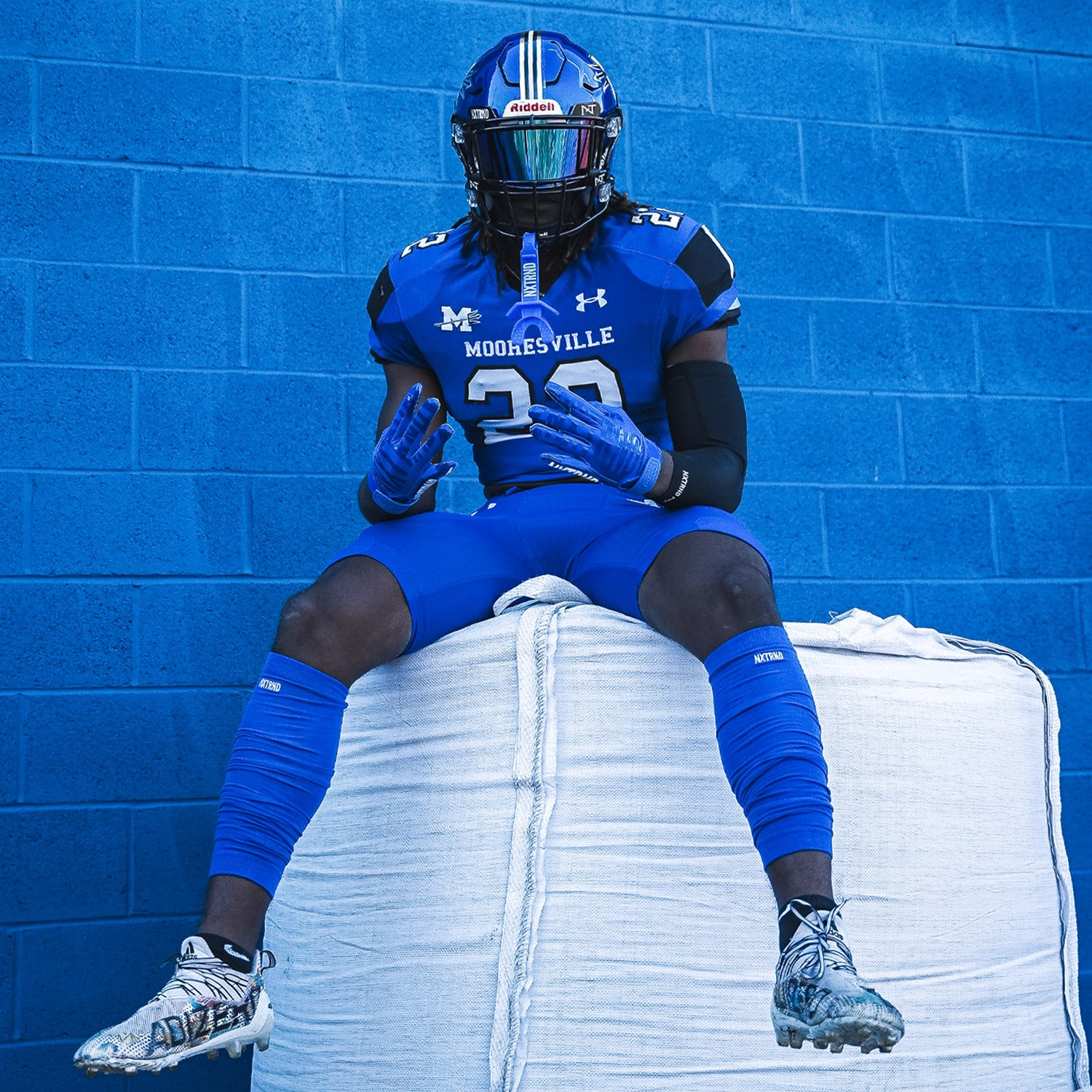 NXTRND Football Leg Sleeves Blue