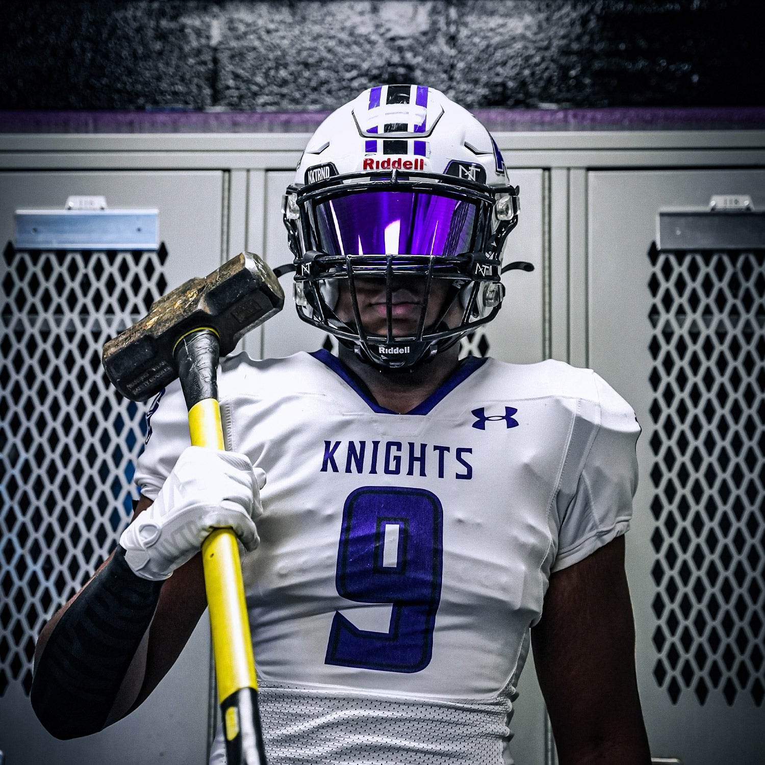 NXTRND VZR1™ Purple Football Visor